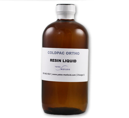Coldpac Ortho Resin Liquid - Dental Acrylic Resin - Yates Motloid
